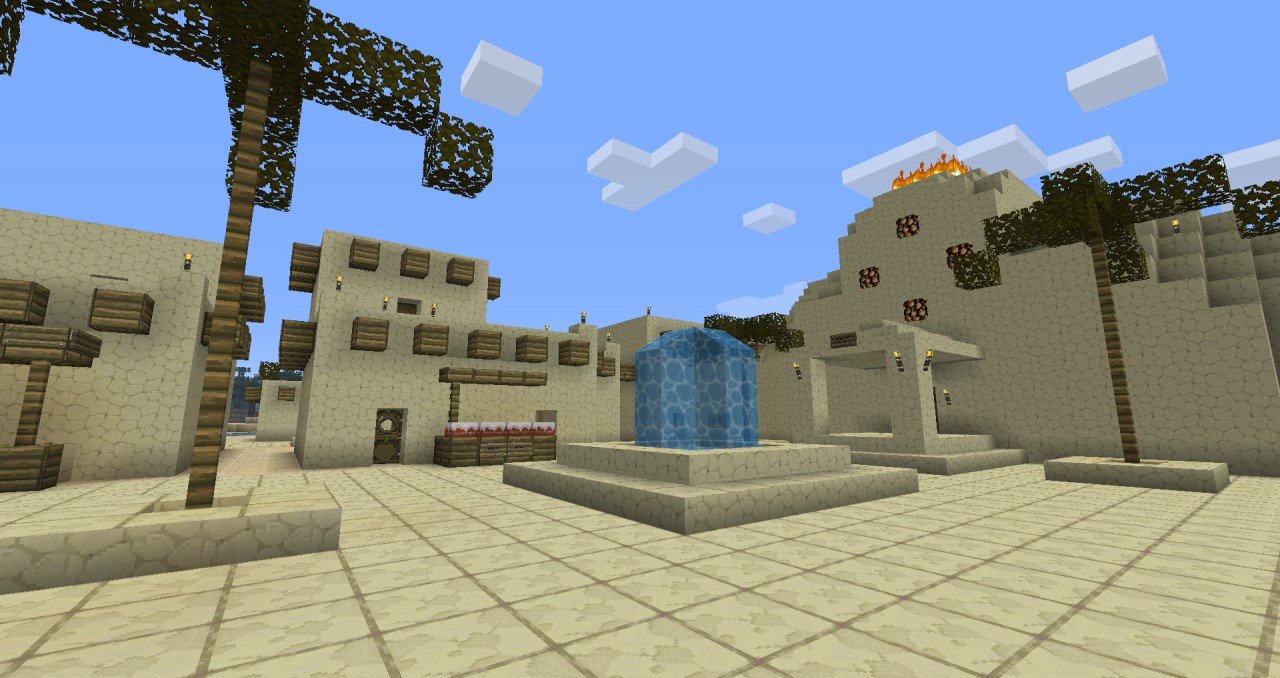 Deserts Edge - Small desert town Minecraft Map